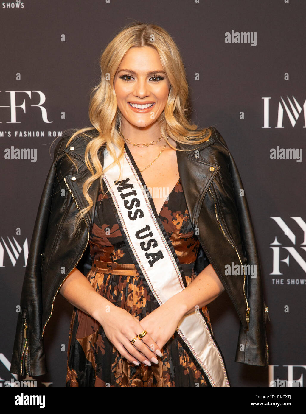 New York, NY - February 6, 2019: Miss USA 2018 Sarah Rose Summers ...