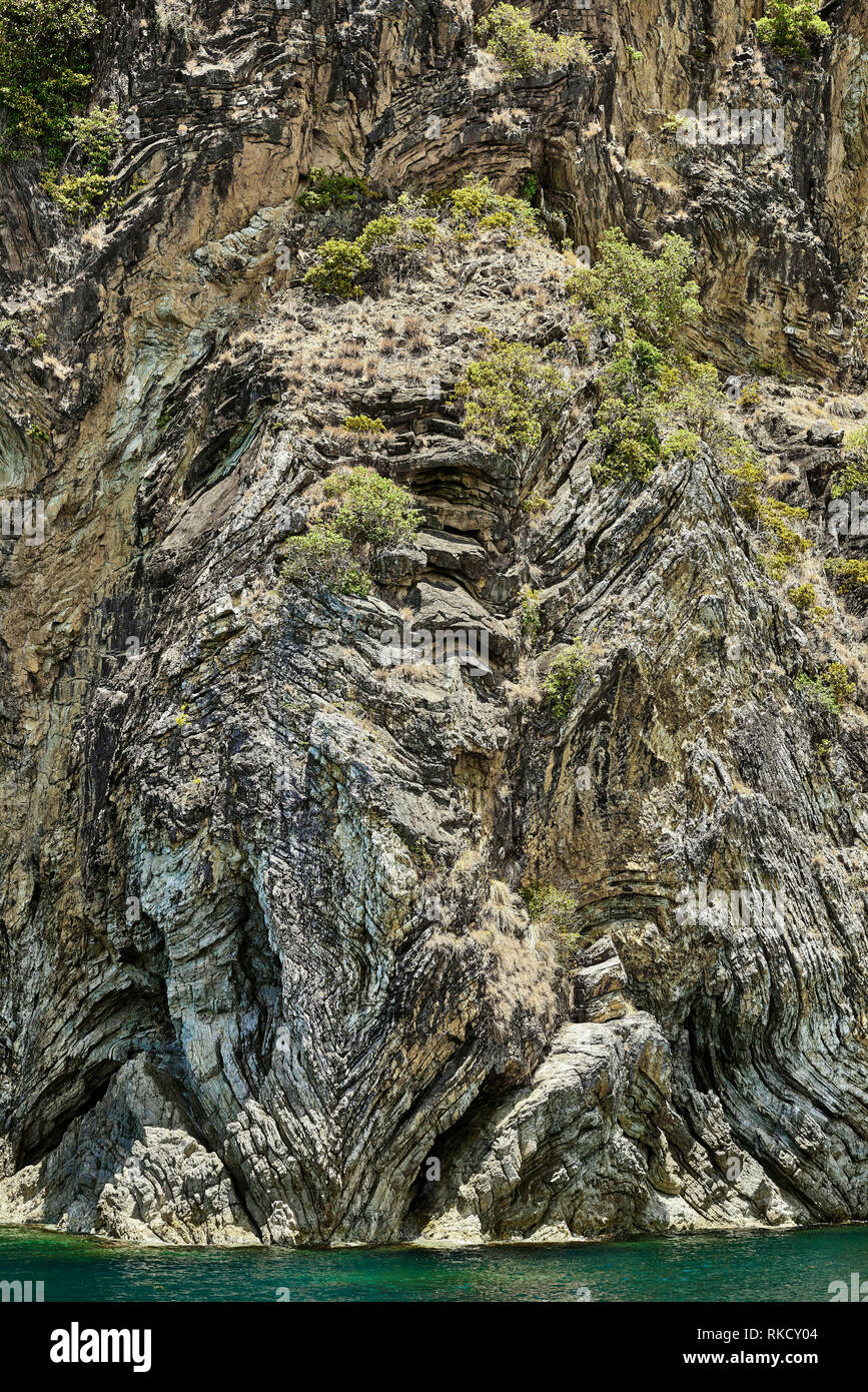 cliff of linapacan island in Palawan Philippines Stock Photo - Alamy