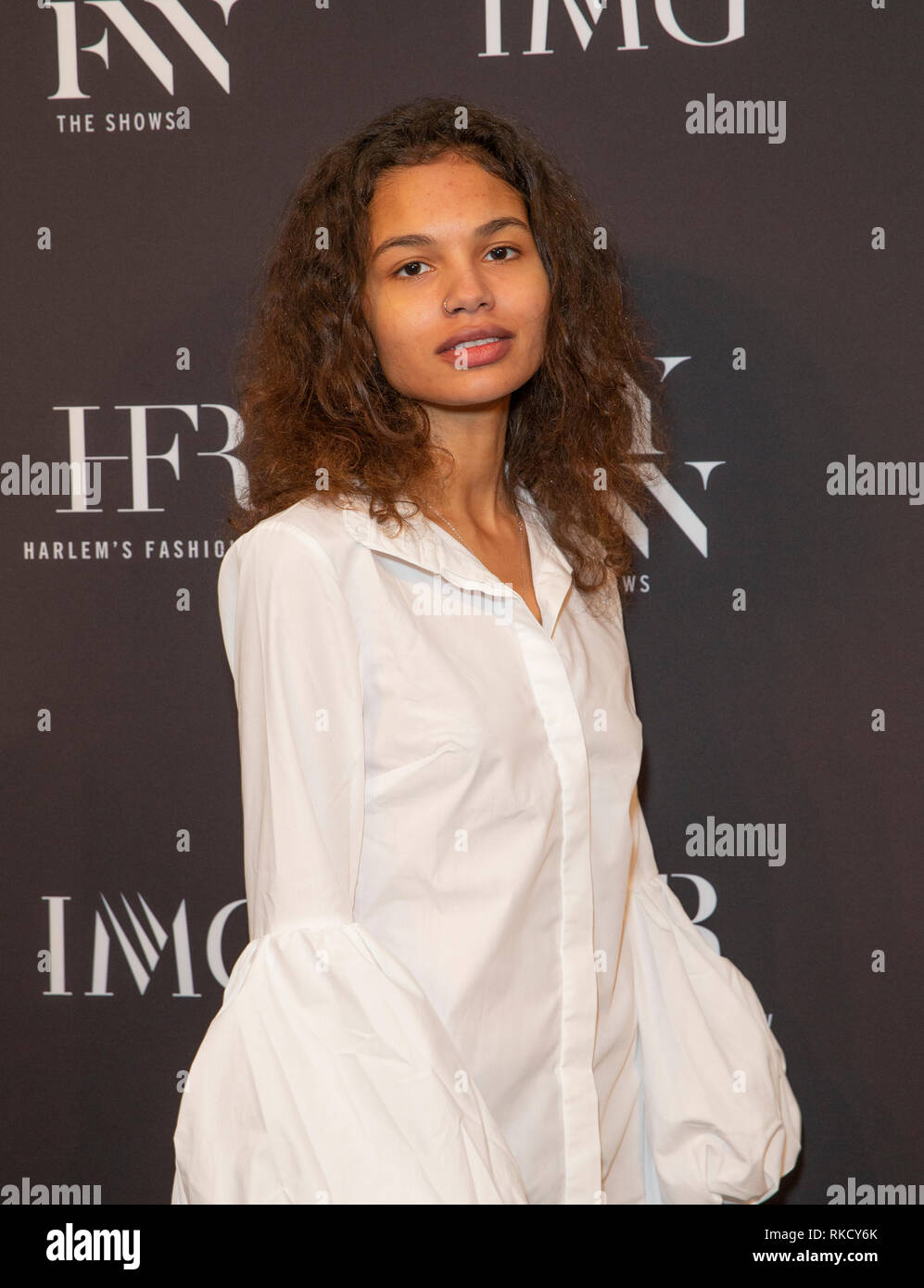 New York, NY - February 6, 2019: Helena Howard attends IMG and Harlem ...