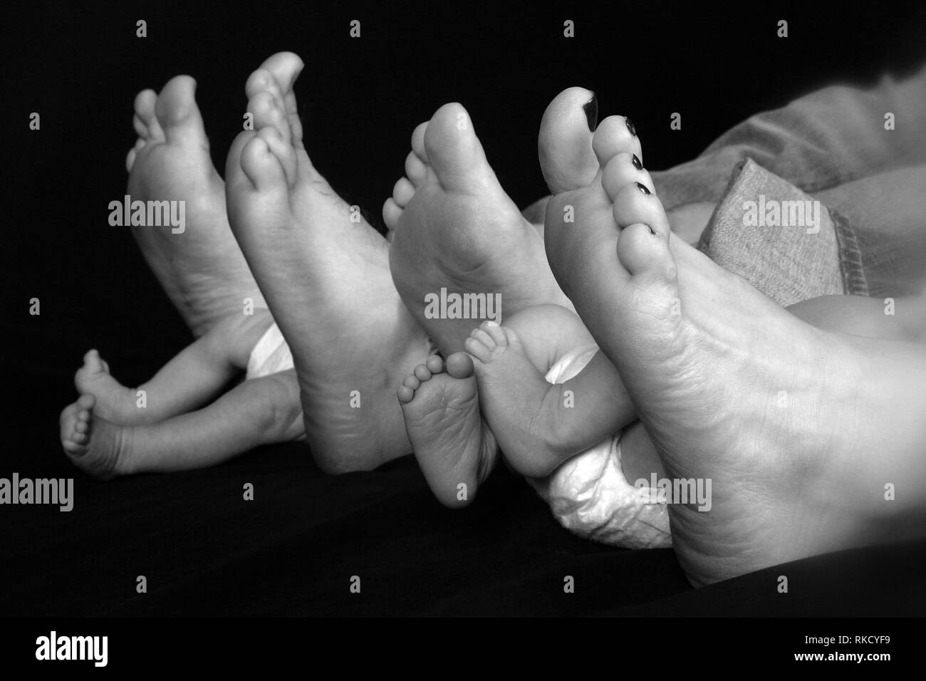 Black Baby Feet Photography