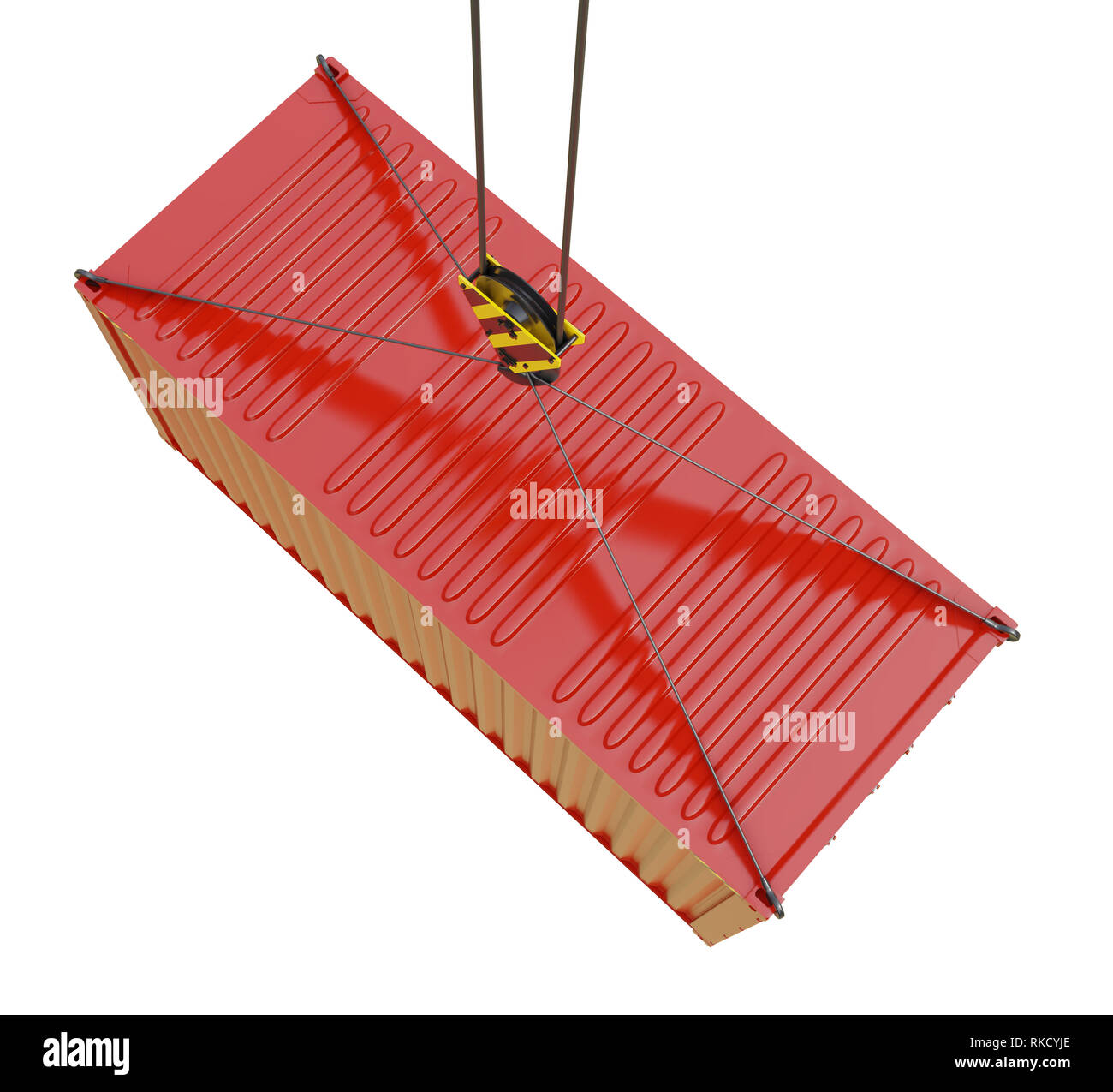 Hoisted by crane Cut Out Stock Images & Pictures - Alamy