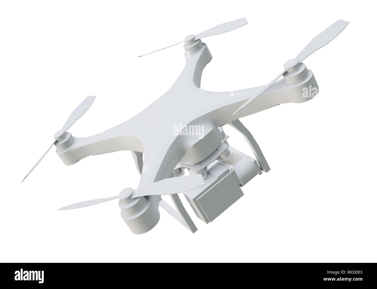 Remote control air drone with action camera Stock Photo - Alamy