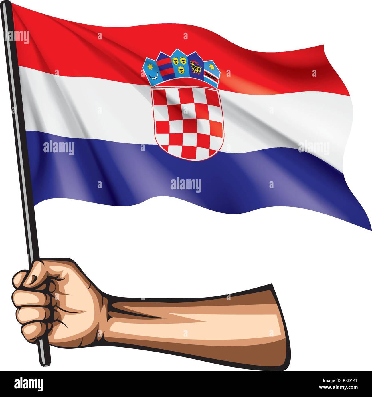 Crotia Flag Animation