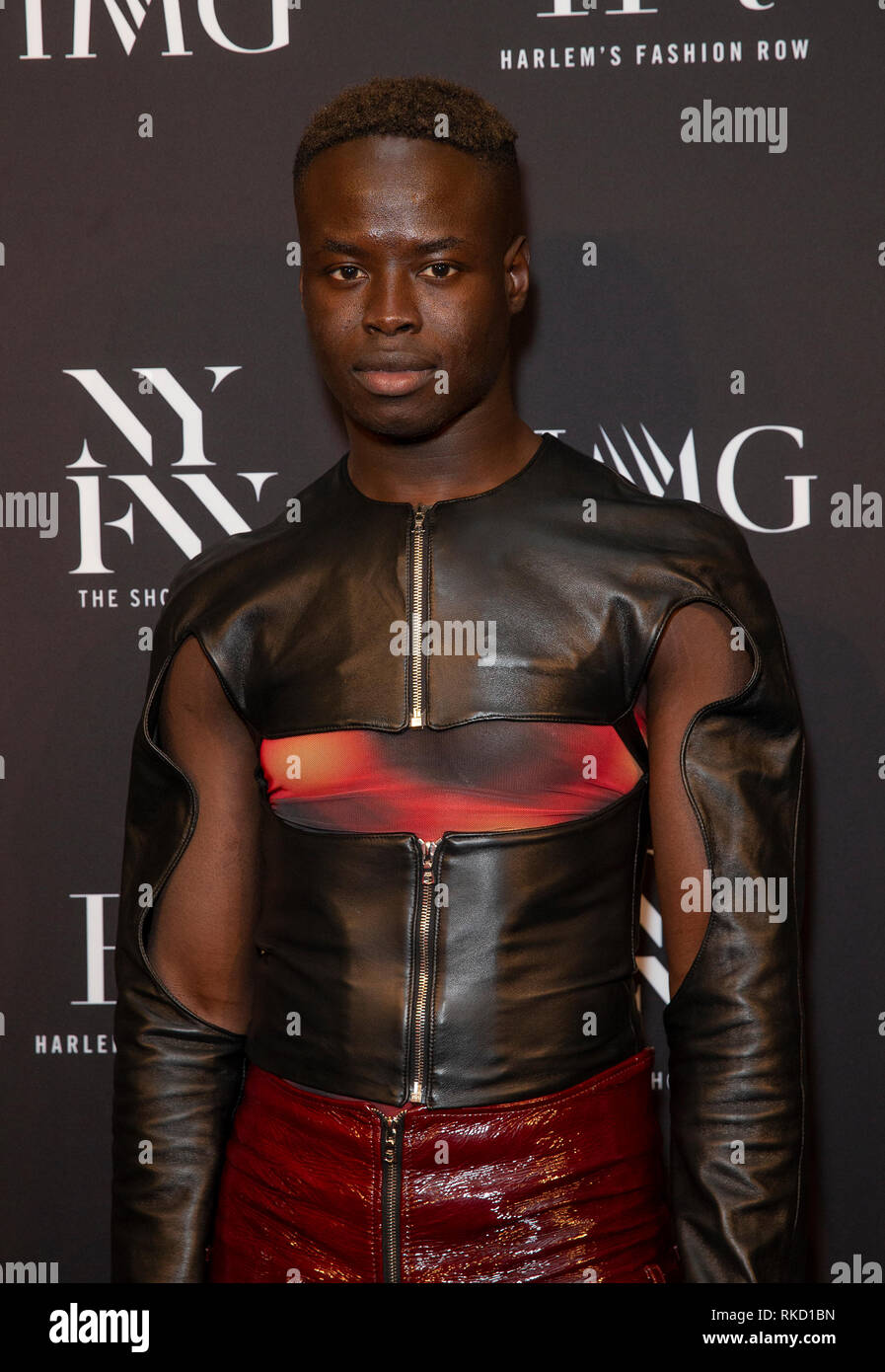 New York, United States. 06th Feb, 2019. Ibrahim Kamara attends IMG and ...