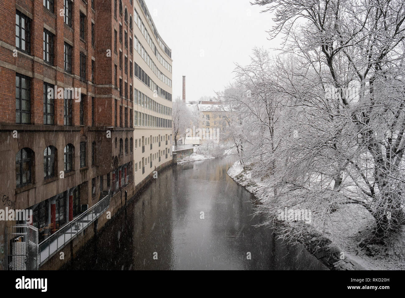 Oslo snow streets hi-res stock photography and images - Alamy