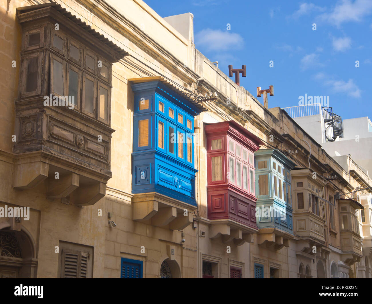 Painted balconies hi-res stock photography and images - Alamy