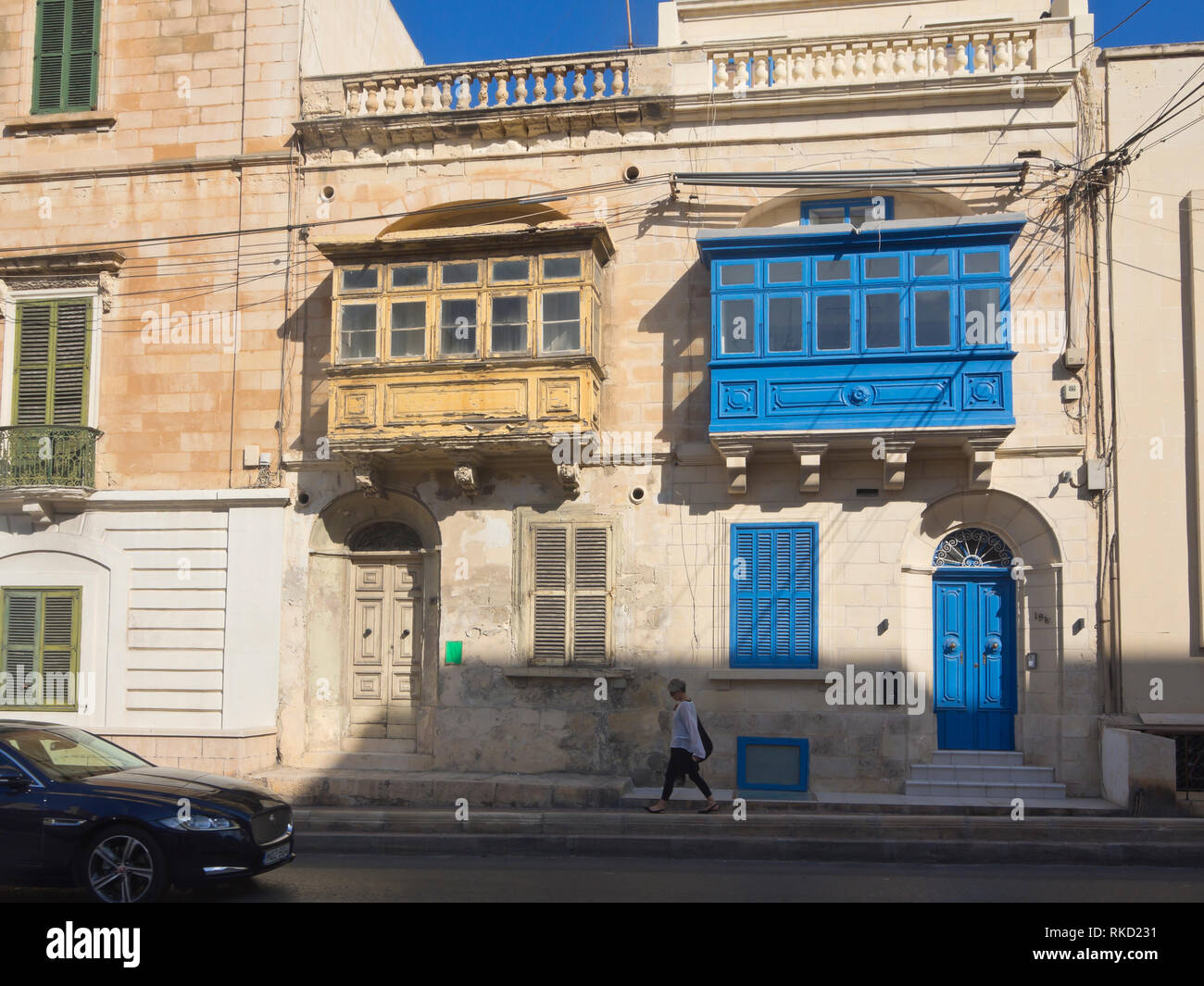 Painted balconies hi-res stock photography and images - Alamy