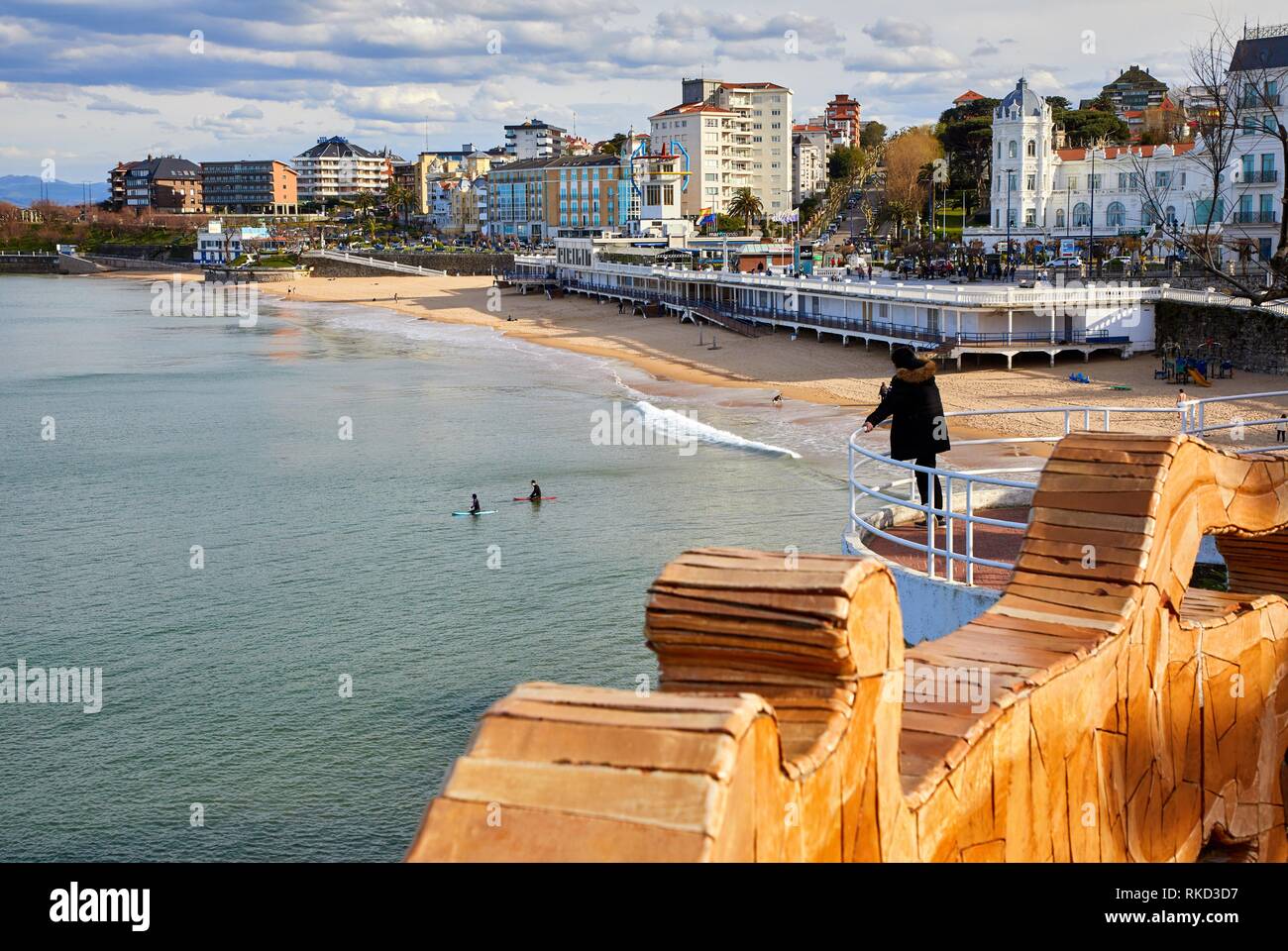 Sardinero beach santander hi-res stock photography and images - Alamy