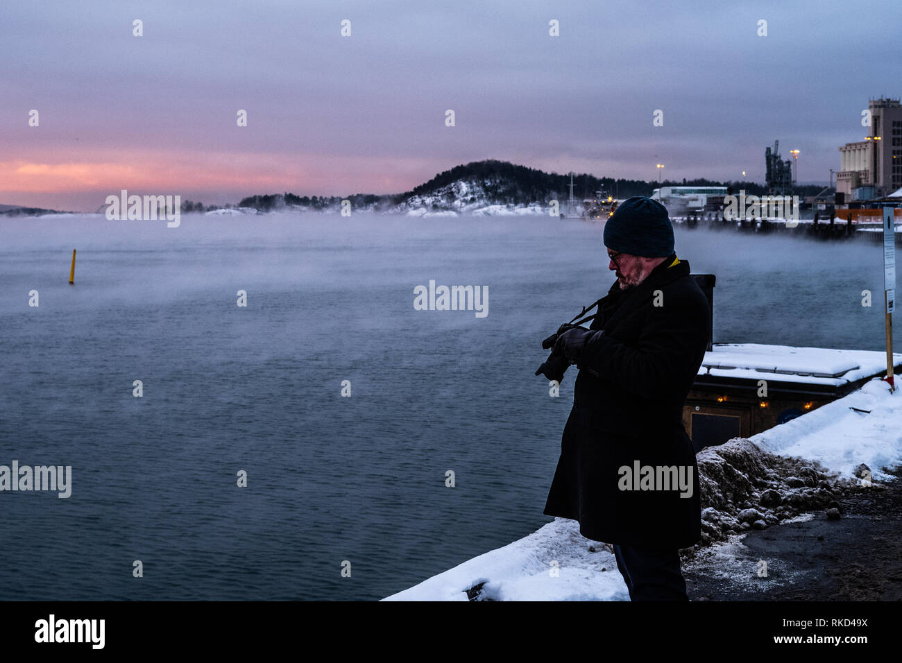 Freezing cold oslo hi-res stock photography and images - Alamy