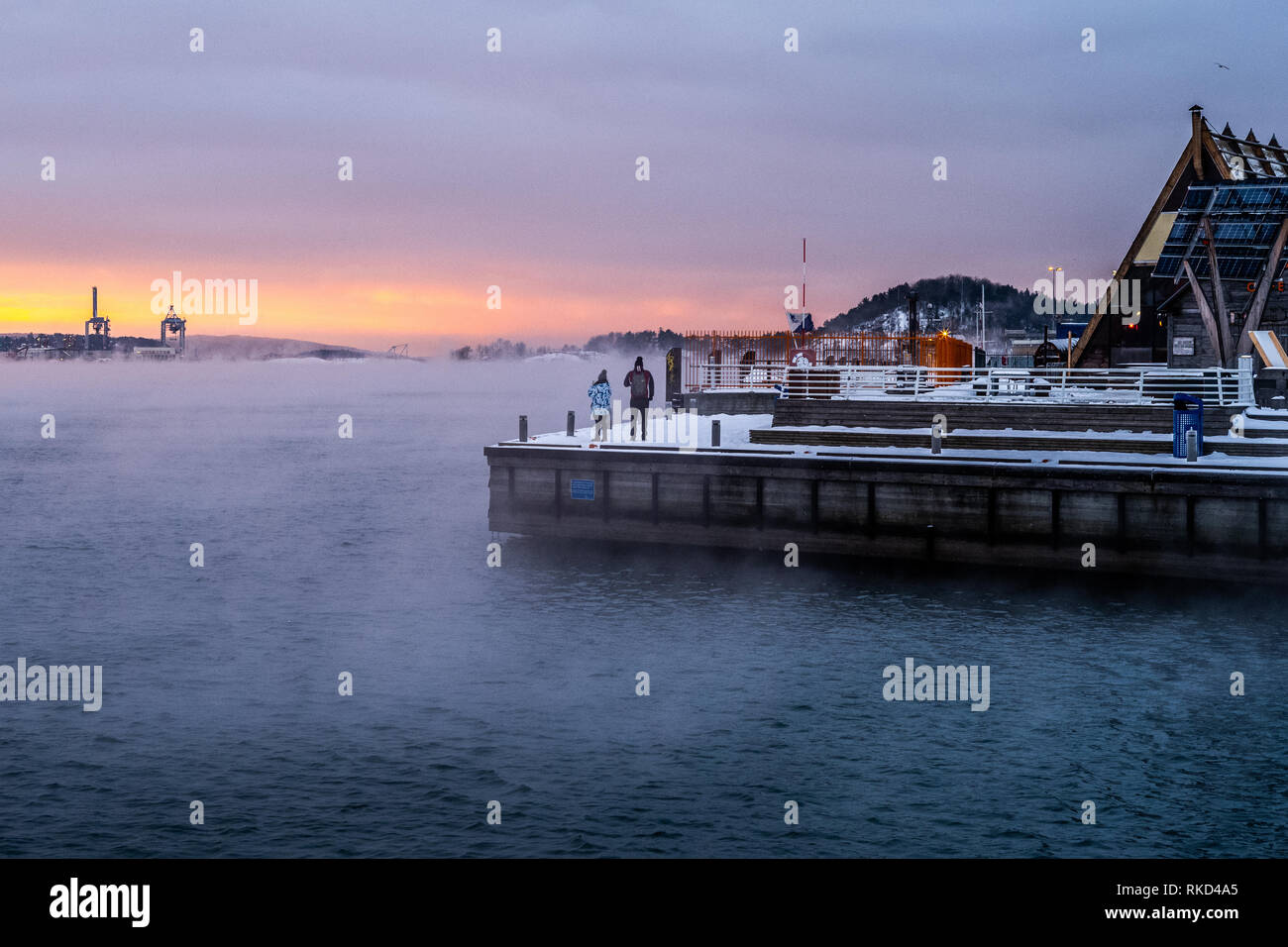 Freezing cold norway hi-res stock photography and images - Alamy