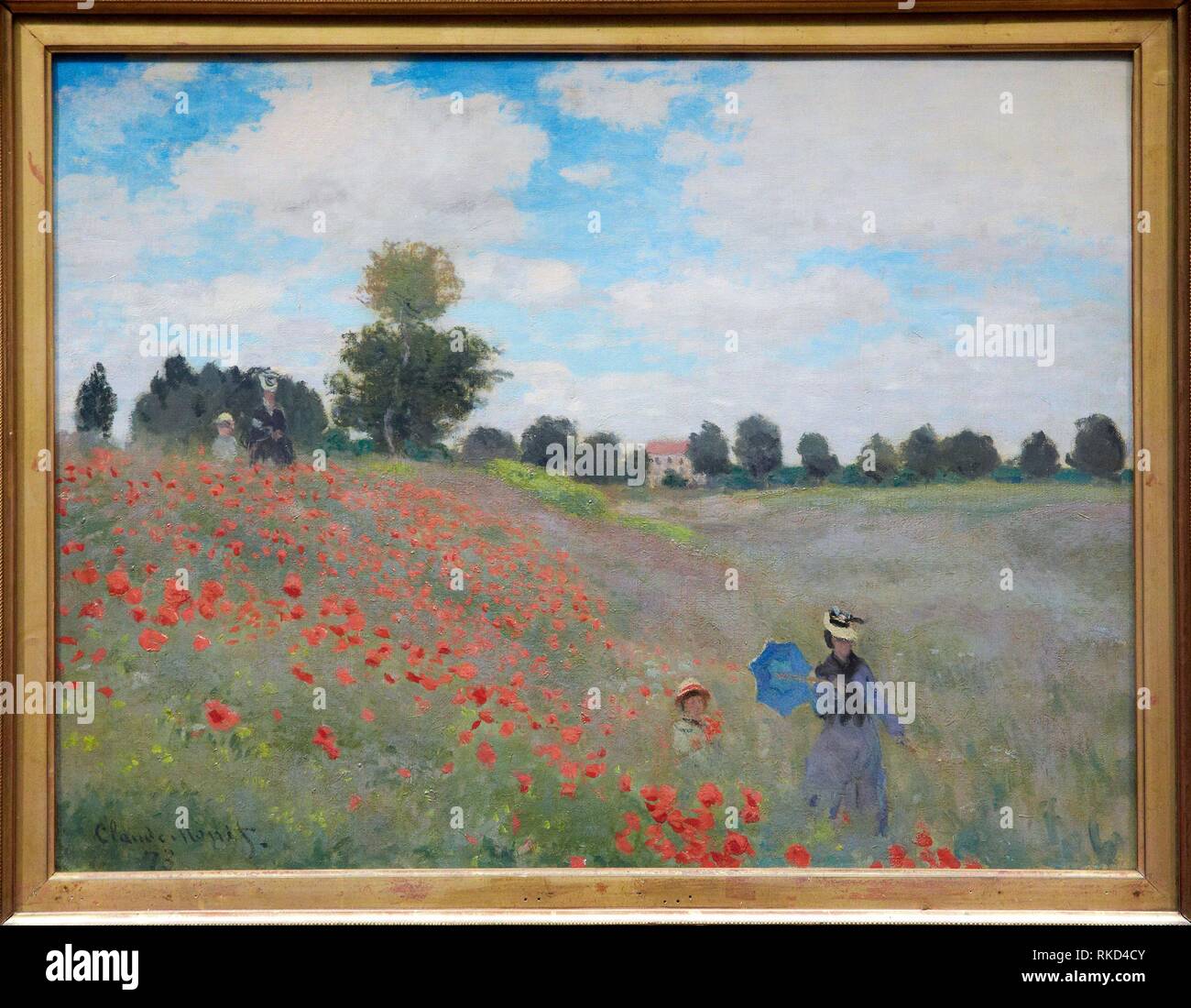 Poppy painting claude monet hi-res stock photography and images - Alamy