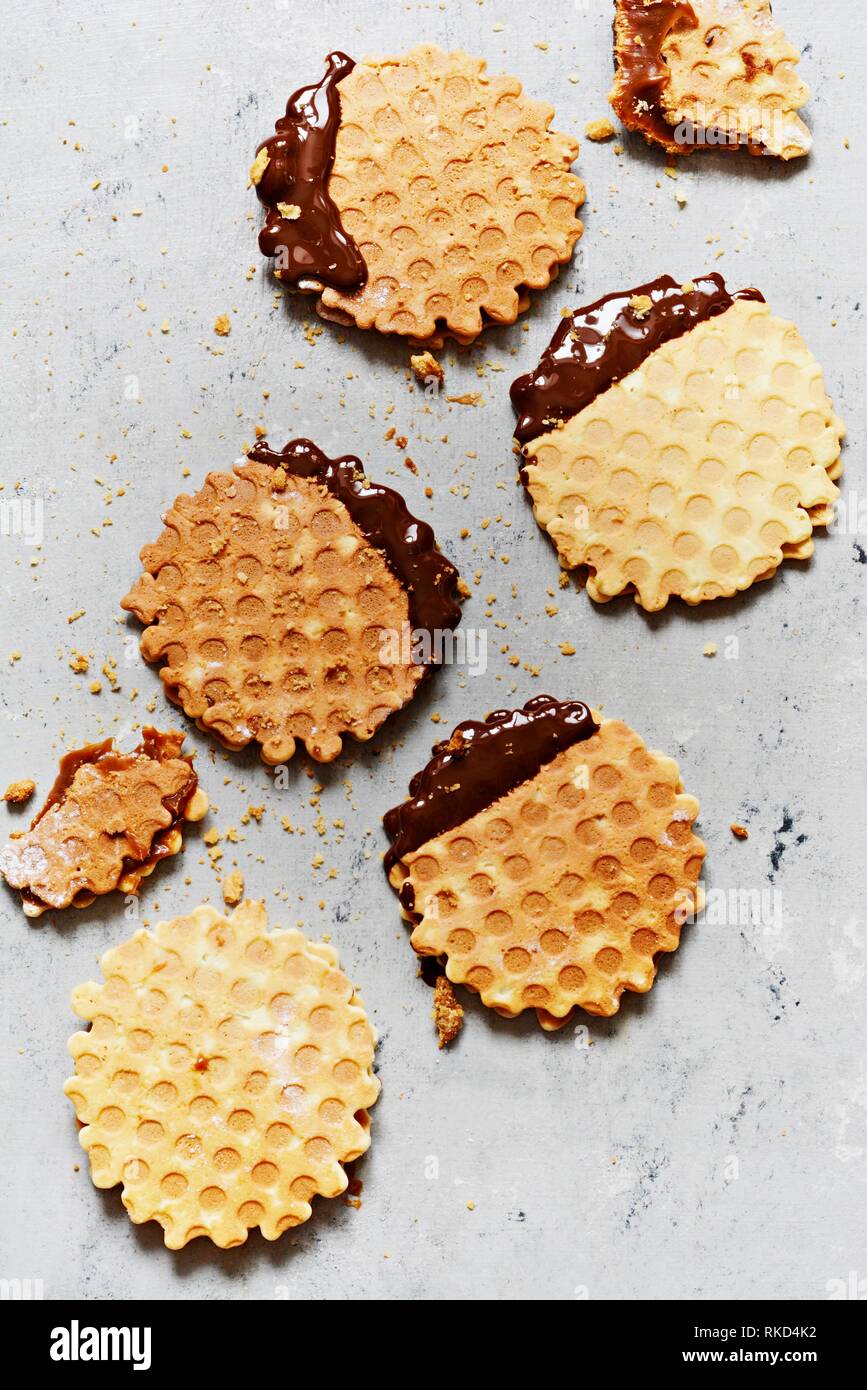 Dutch waffles with salted caramel,Dutch waffles with salted caramel ...