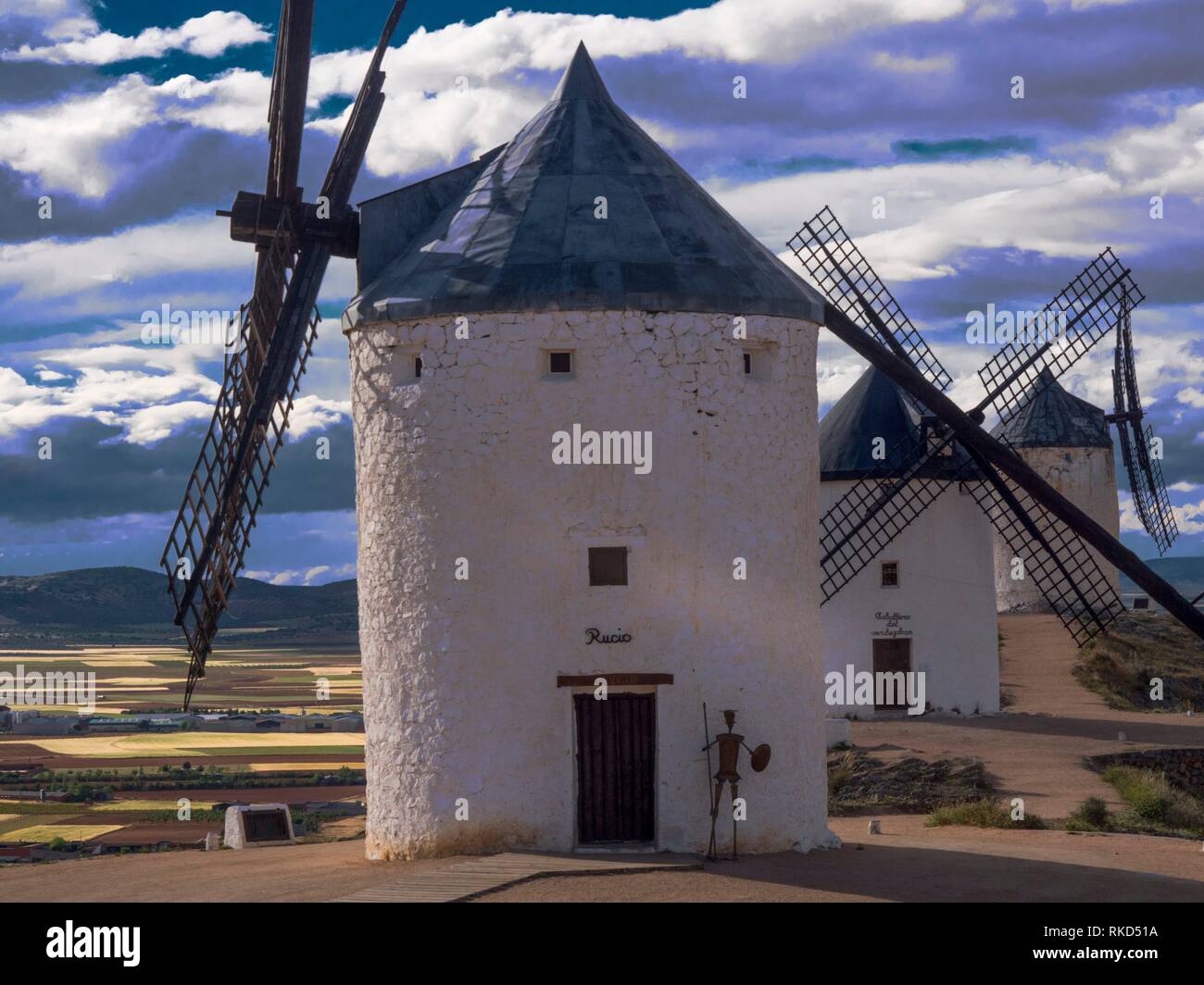 The windmills of don quixote hi-res stock photography and images - Alamy