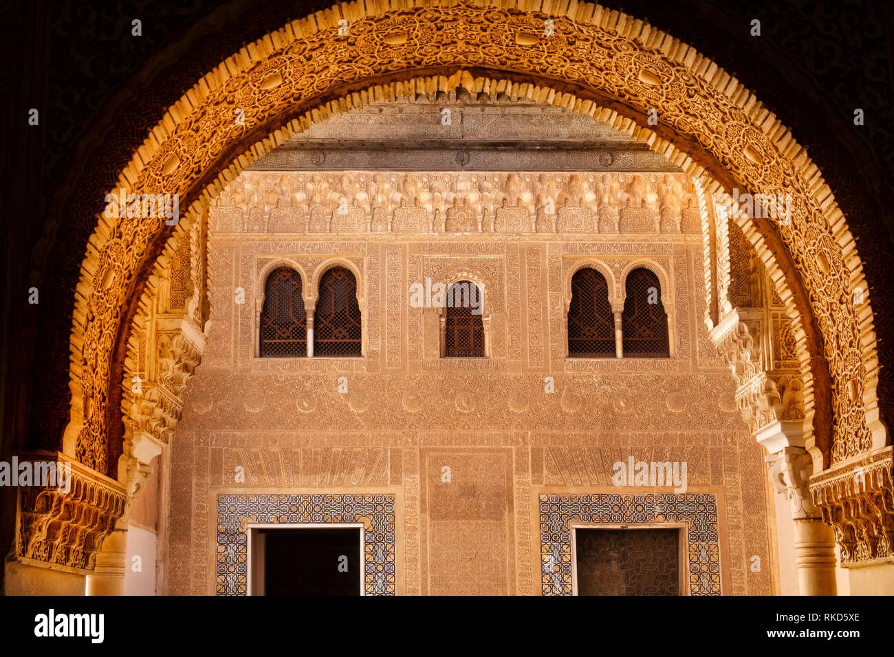 Alhambra Granada Inside High Resolution Stock Photography and Images ...