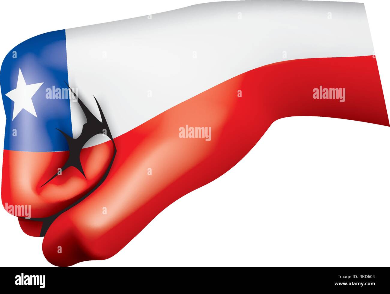 Chile demonstration Stock Vector Images - Alamy