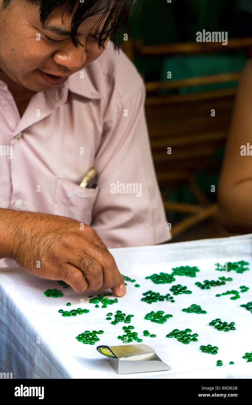 Myanmar jade trading hi-res stock photography and images - Alamy
