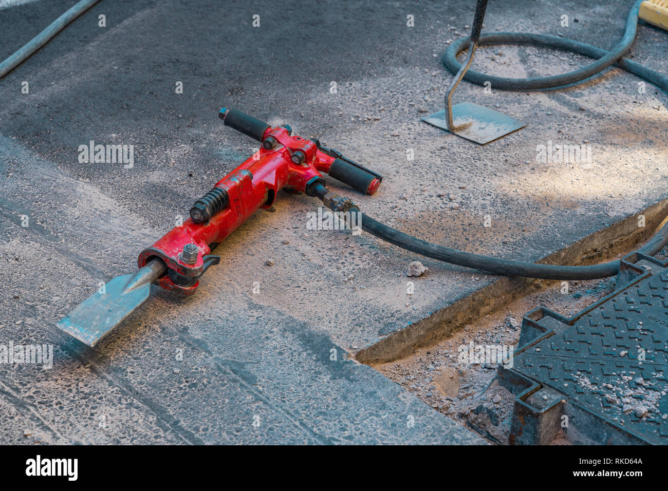 Jack hammer street hi-res stock photography and images - Alamy