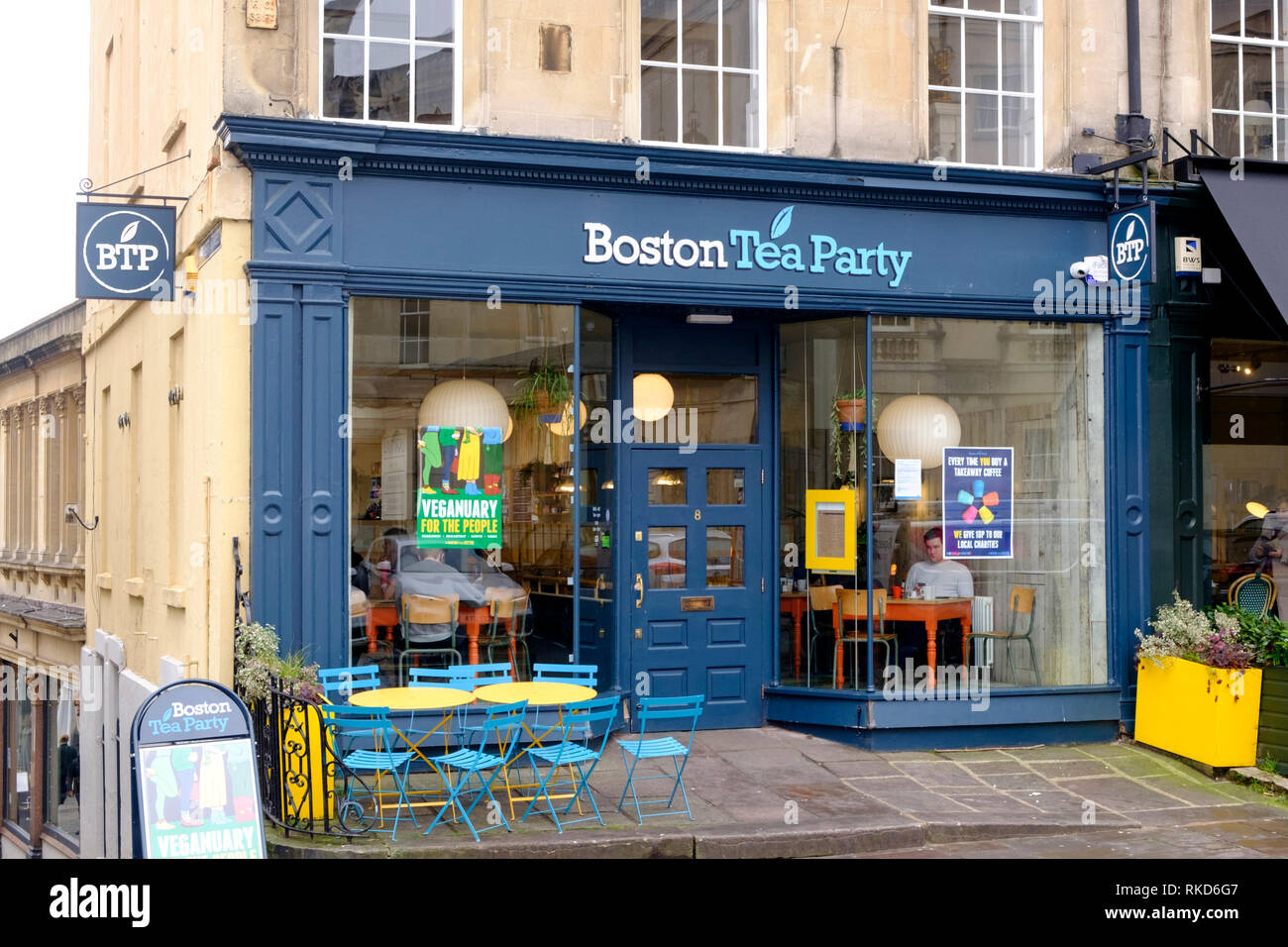 Boston tea party cafe bath hi-res stock photography and images - Alamy