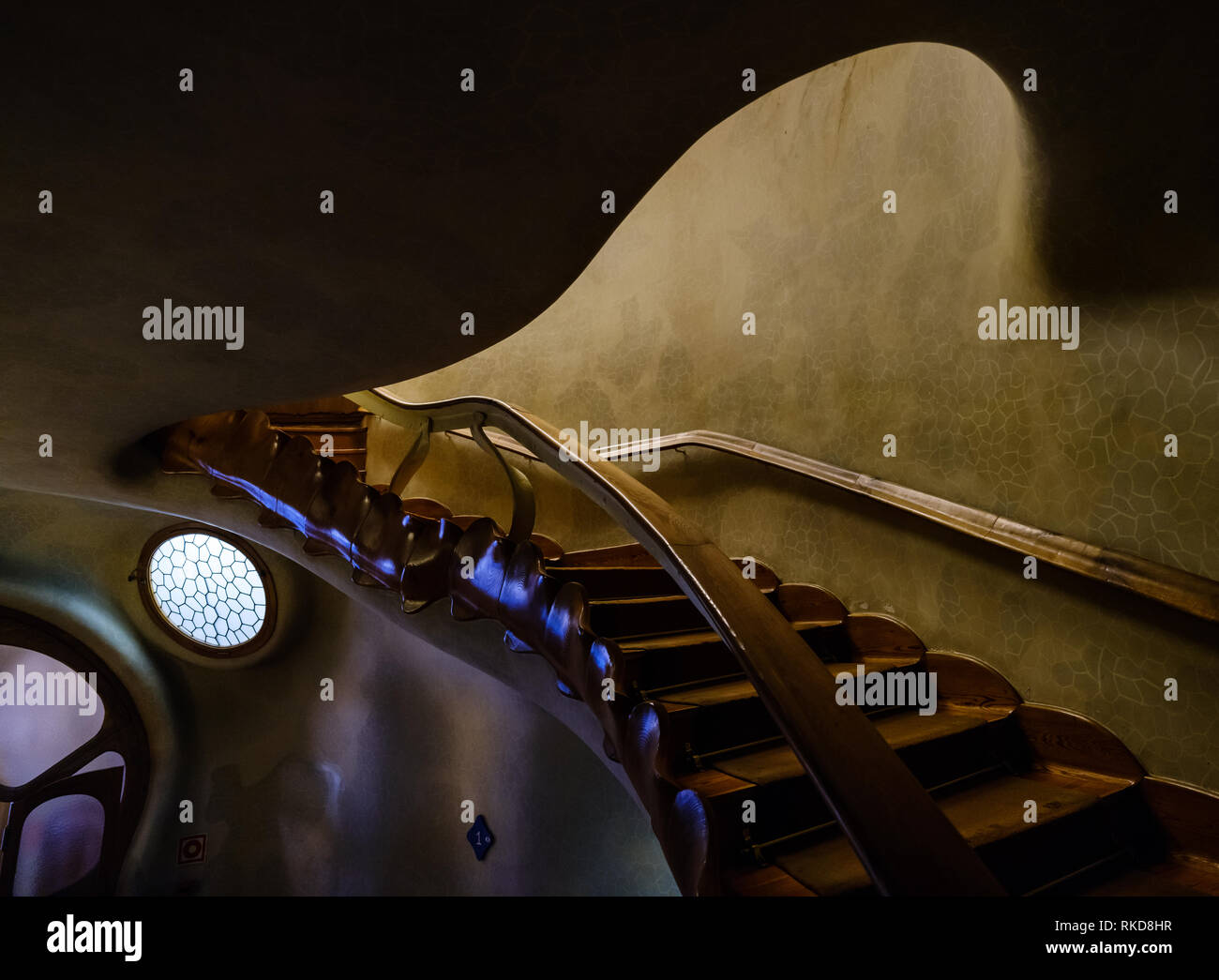 Stairs antoni gaudi hi-res stock photography and images - Alamy