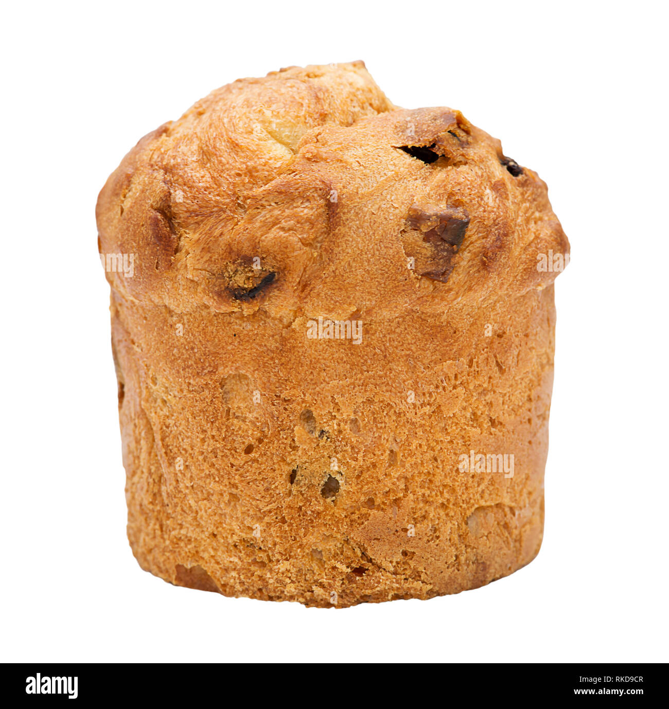 Panettone. Fresh Italian christmas cake isolated on white background ...