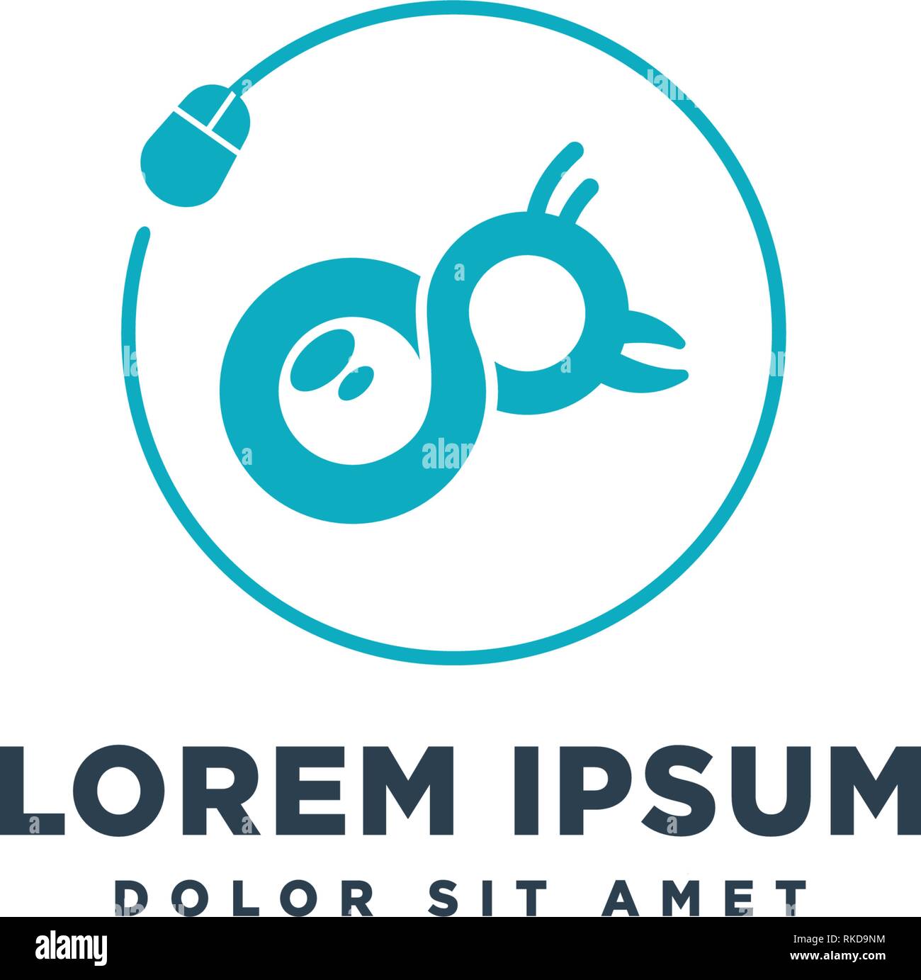 ant web internet connection logo template vector illustration icon ...