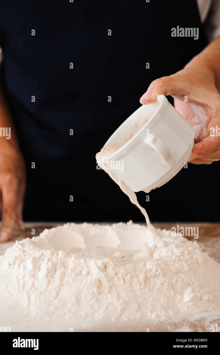 Donut making process hi-res stock photography and images - Alamy