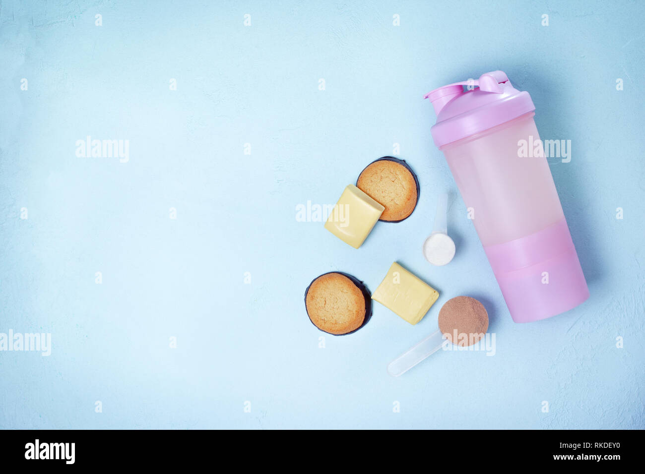 shake with protein drink, protein powder, protein bars and protein ...