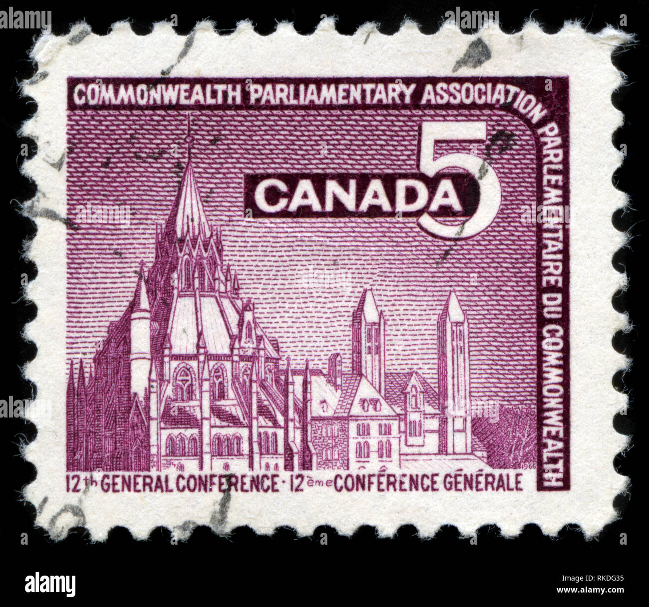 Canada postage stamp architecture hi-res stock photography and images ...