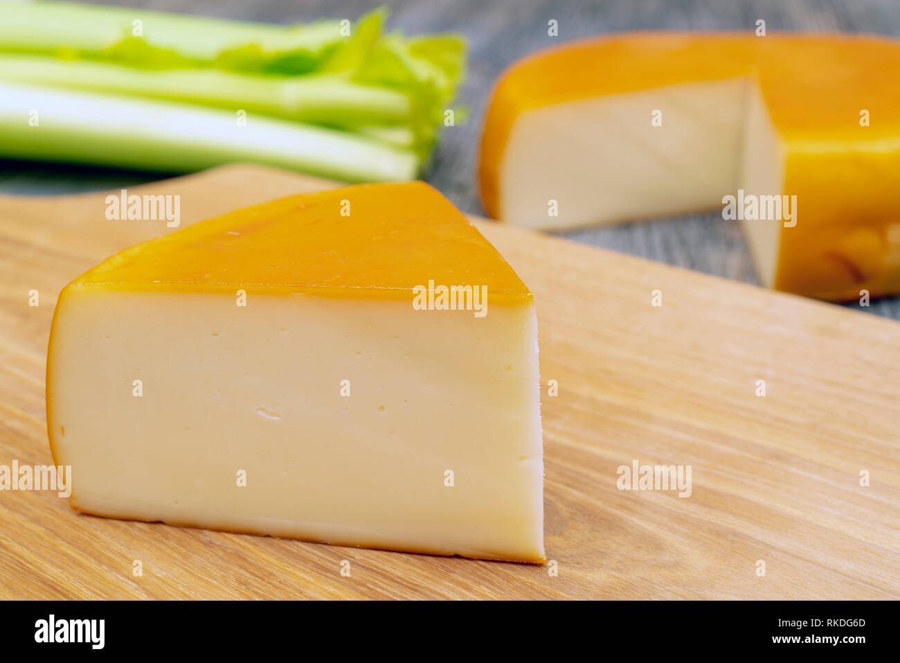 Cheese wheel slice flat hi-res stock photography and images - Alamy