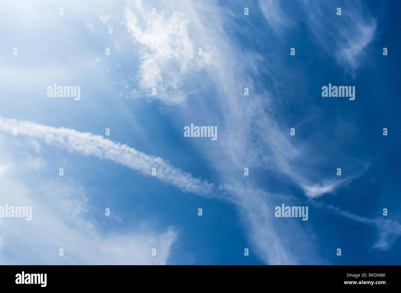 Thick cumulus clouds in clear hi-res stock photography and images - Alamy