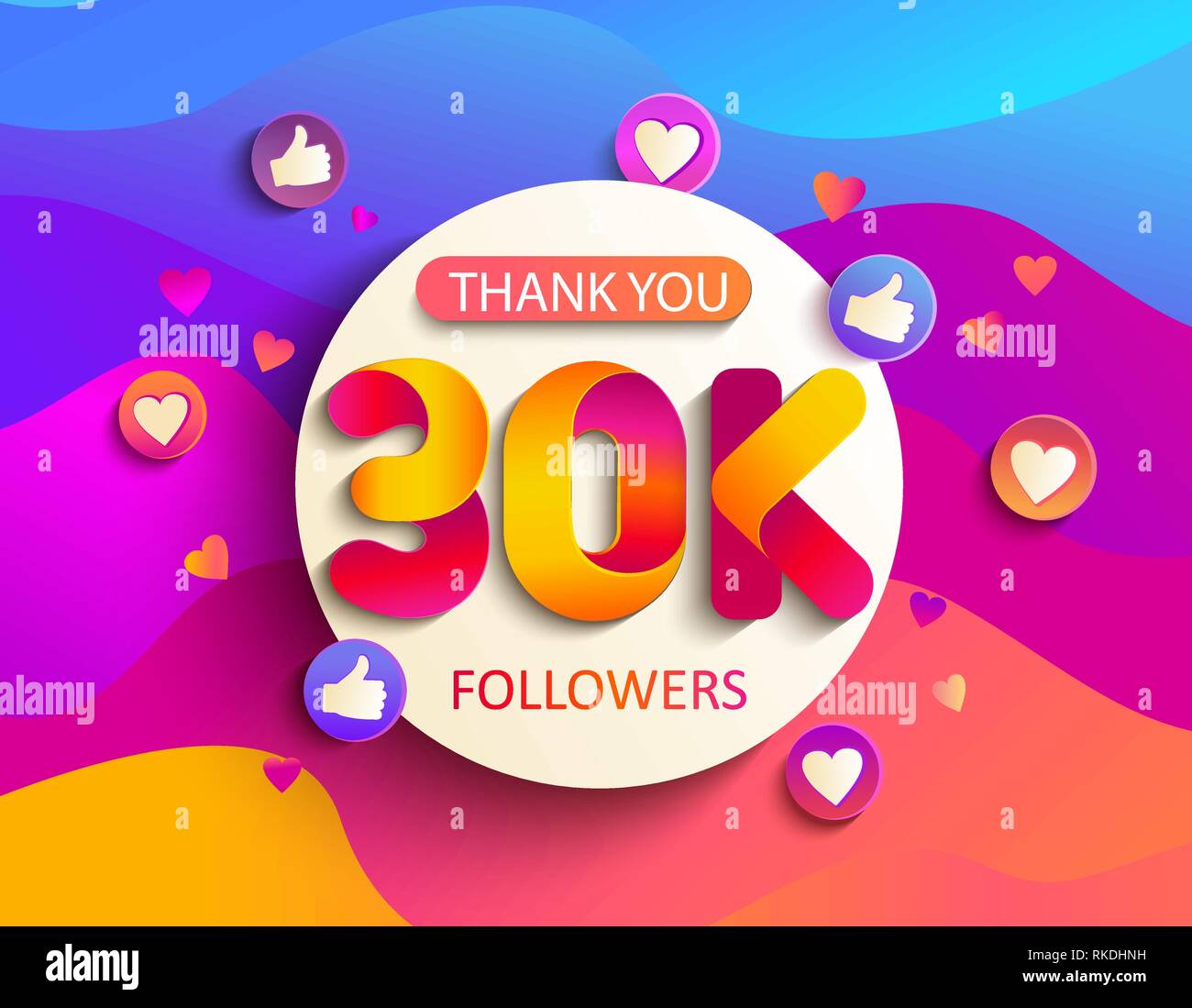 30k like Stock Vector Images - Alamy