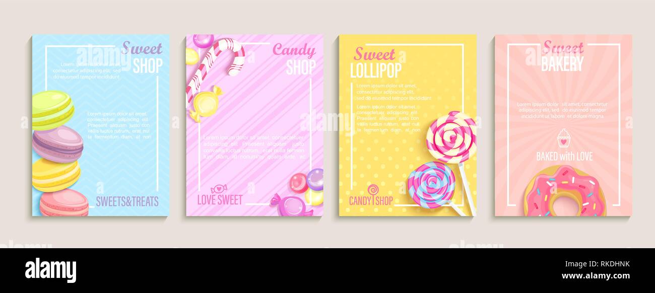 Sweet donut bakery Stock Vector Images - Alamy