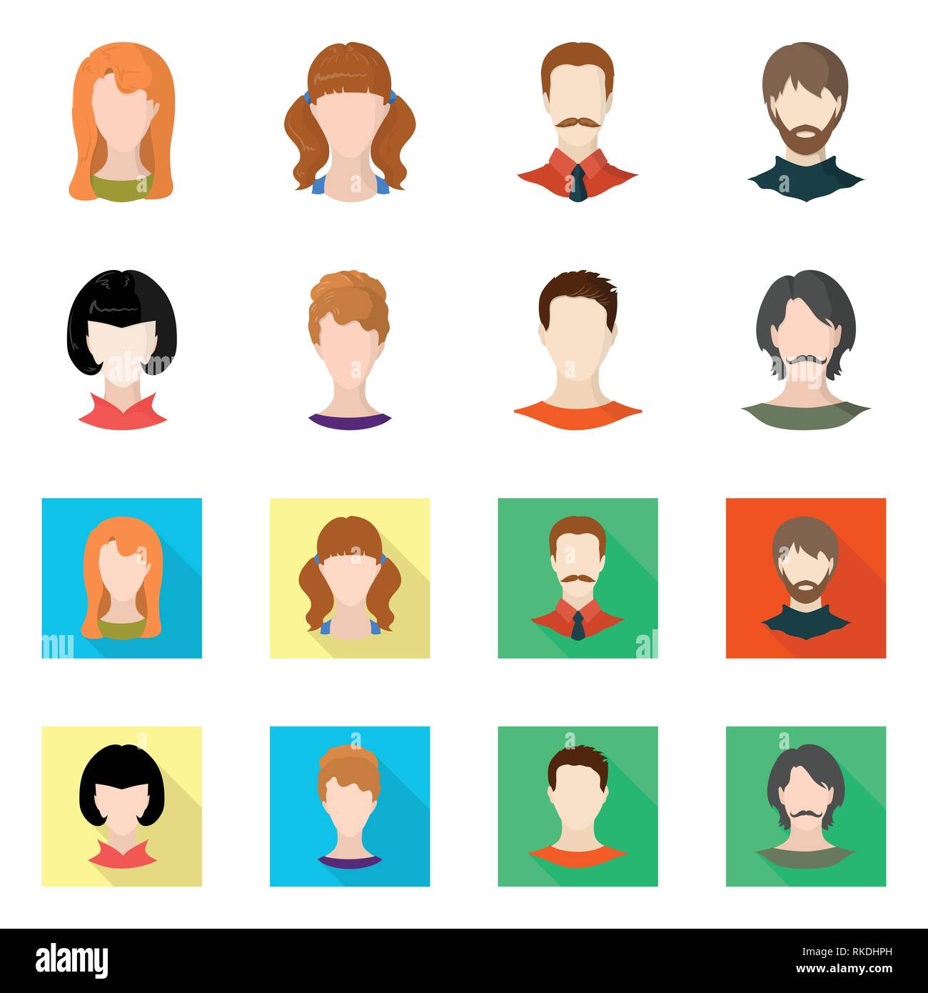 Isolated object of professional and photo logo. Collection of ...