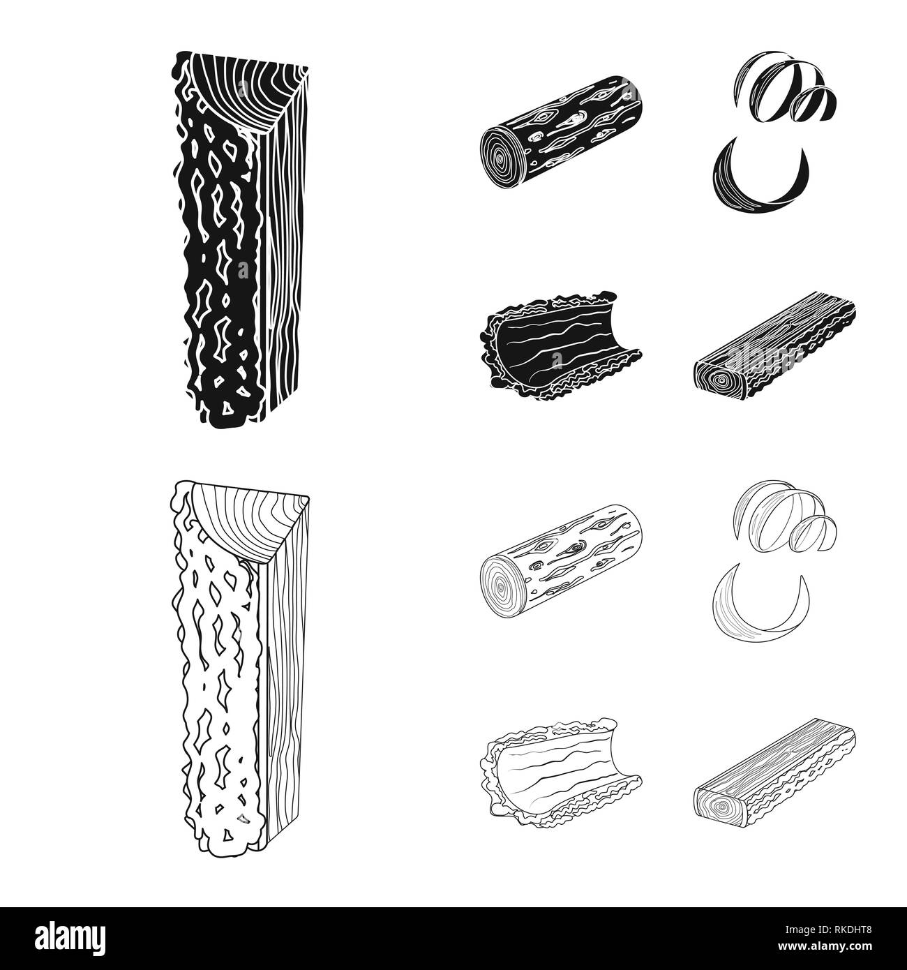 Ash tree cut timber Black and White Stock Photos & Images - Alamy