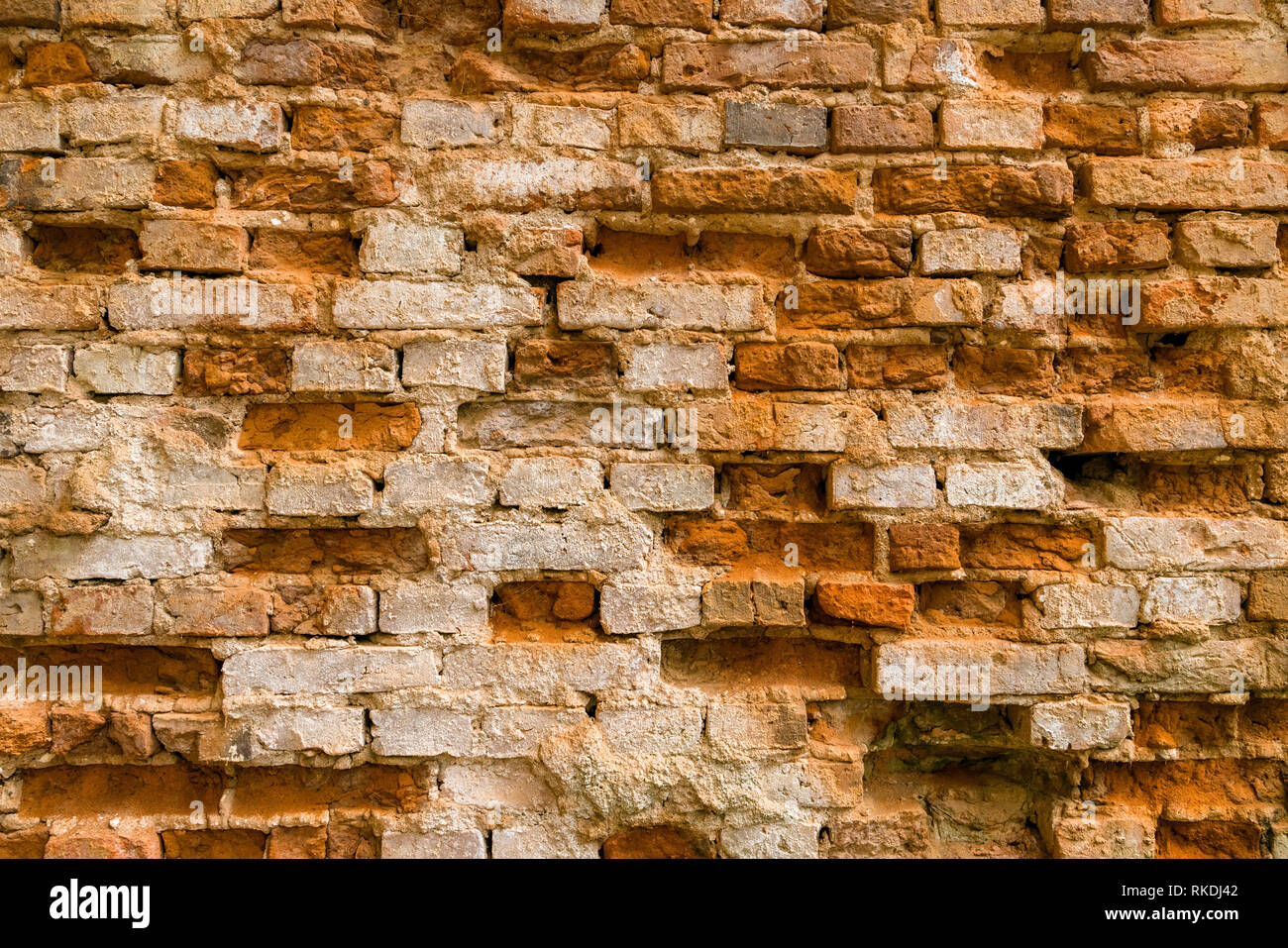 Old red brick wall Stock Photo - Alamy