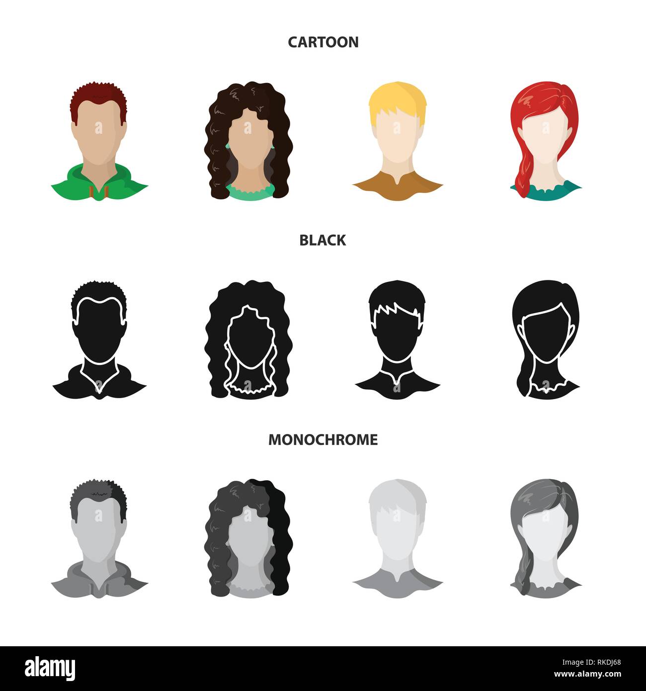 Vector illustration of professional and photo icon. Set of professional ...