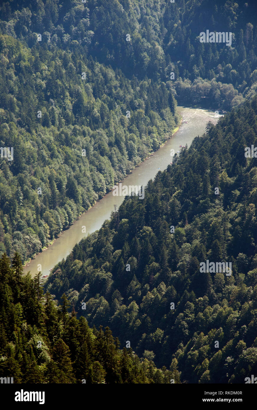 View from the dunajec gorge hi-res stock photography and images - Alamy