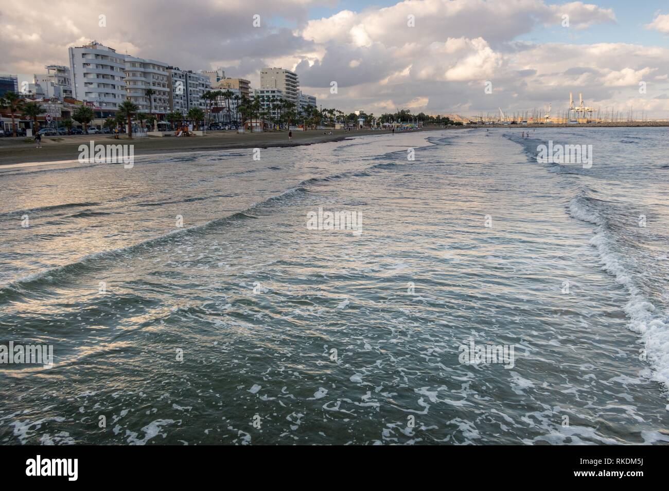 Larnaca beach people hi-res stock photography and images - Alamy