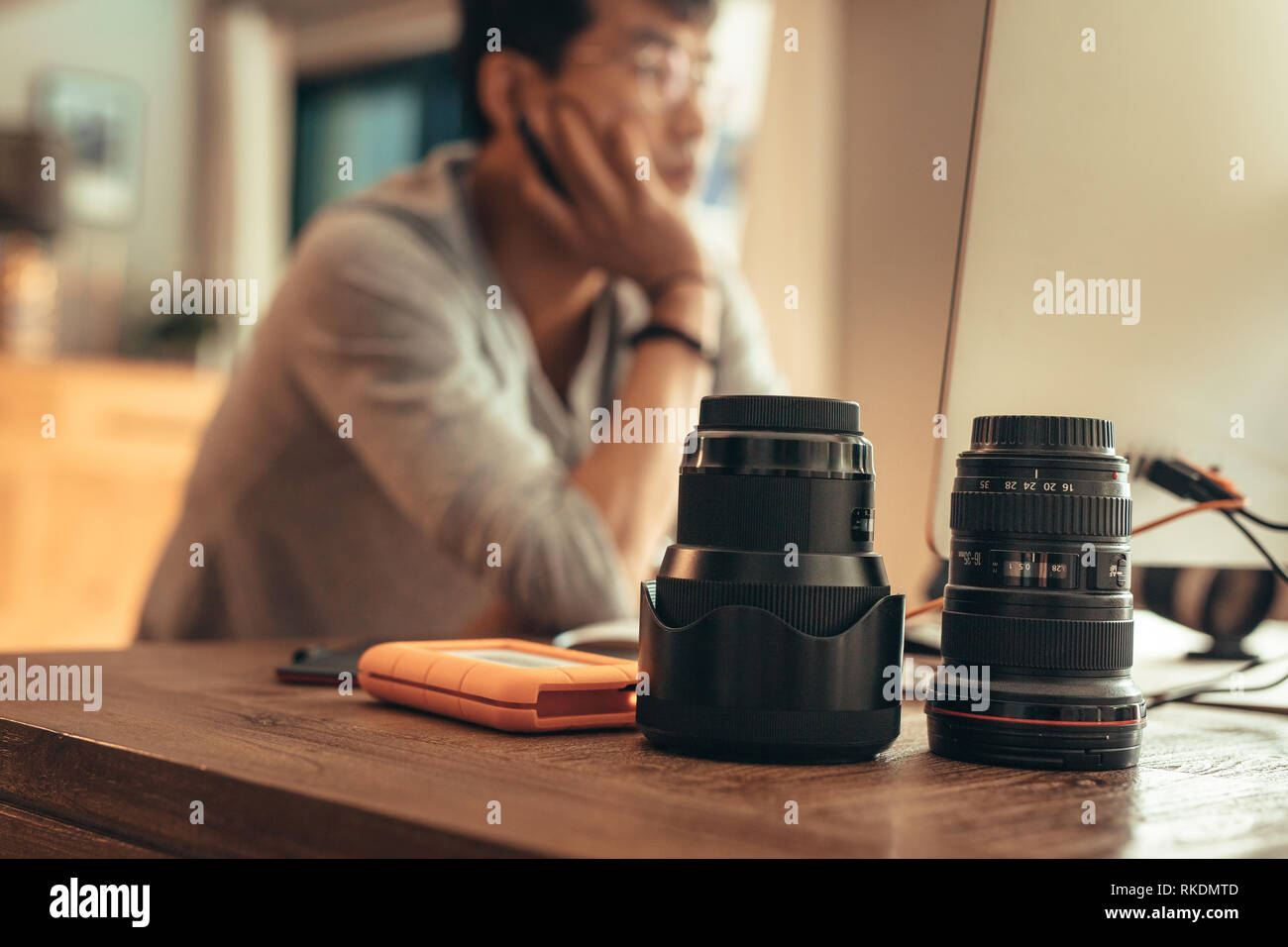 Editing table hi-res stock photography and images - Alamy