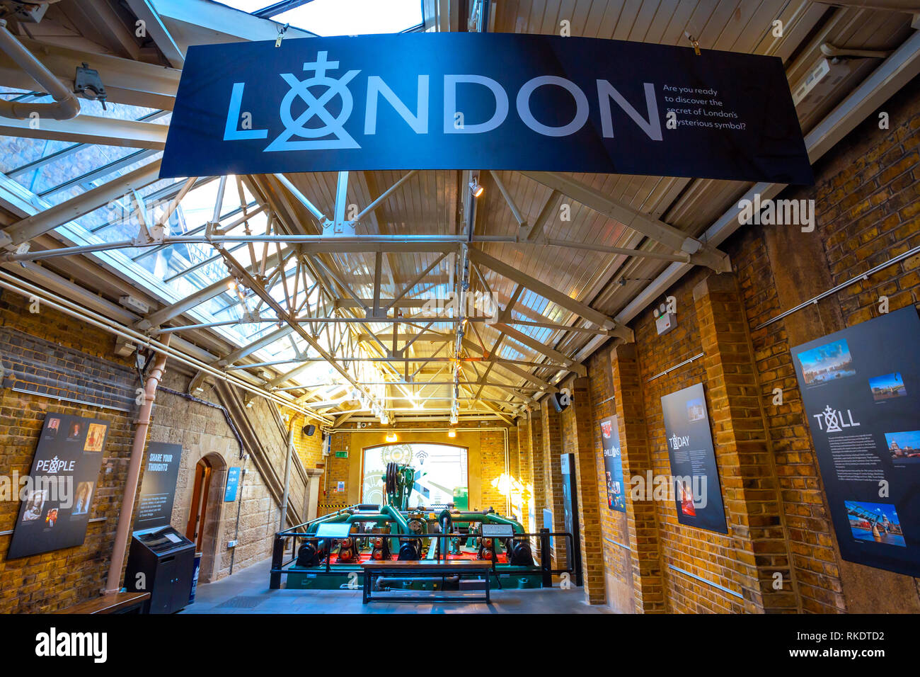 London, UK - May 15 2018: Tower Bridge Exhibition is a must see ...