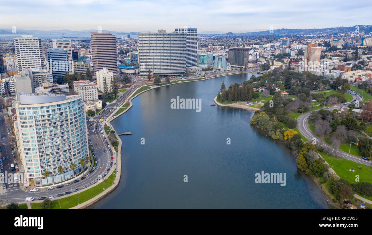 Lake Merritt, Oakland, CA, USA Stock Photo - Alamy