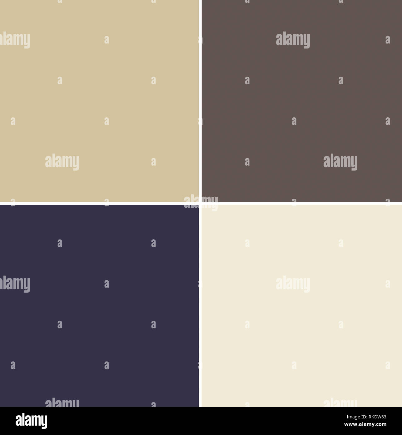 4 Neutral colors of the season spring summer 2019 palette. Fashionable ...