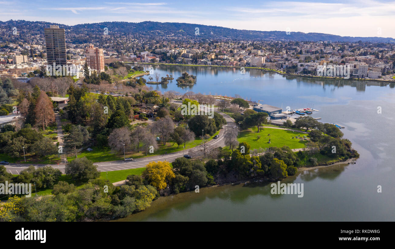 Lakeside Park, Lake Merritt, Oakland, CA, USA Stock Photo - Alamy