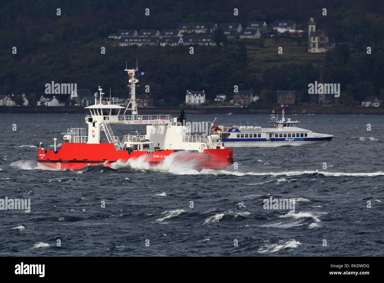 Ferries on the Clyde. Western Ferries' MV Sound of Shuna and Argyll ...