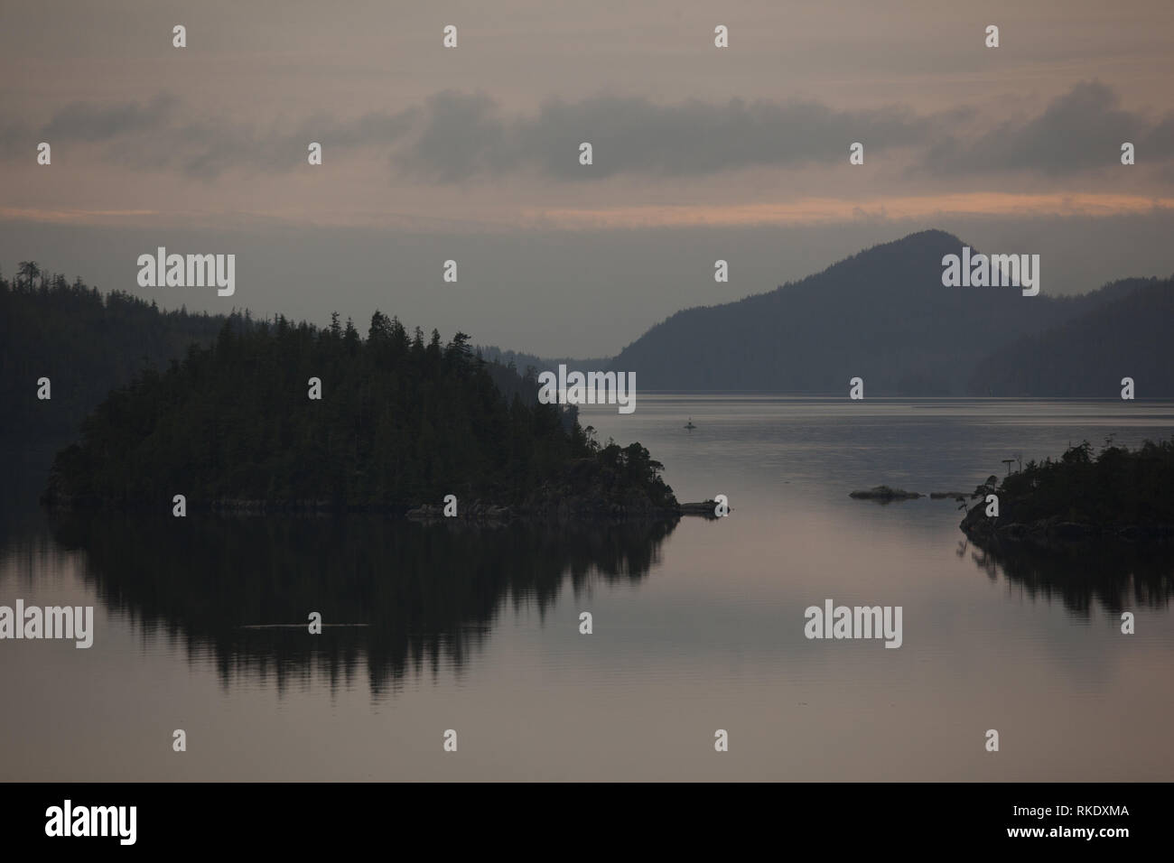 Tofino Inlet, Vancouver Island, British Columbia, Canada Stock Photo ...