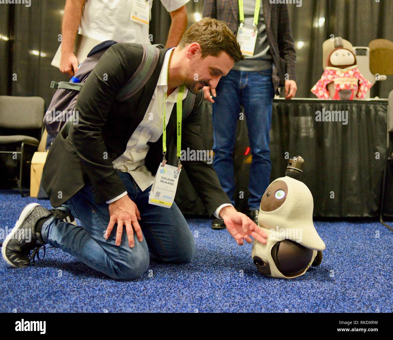 Cute, adorable and fuzzy Lovot robot (love-robot) from Japanese startup ...