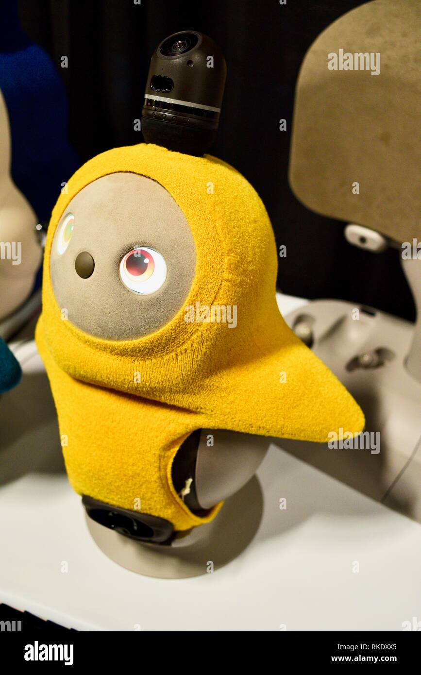 Cute, adorable and fuzzy Lovot robot (love-robot) from Japanese startup ...