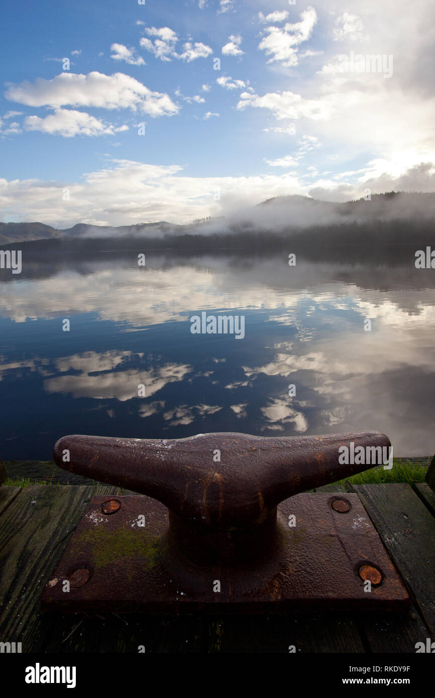 Winter Harbour, Vancouver Island, British Columbia, Canada Stock Photo ...