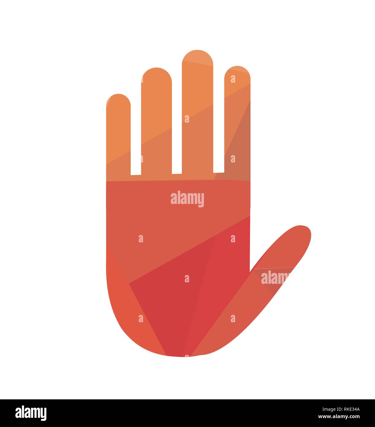 Hand icon vector illustration Stock Vector Image & Art - Alamy