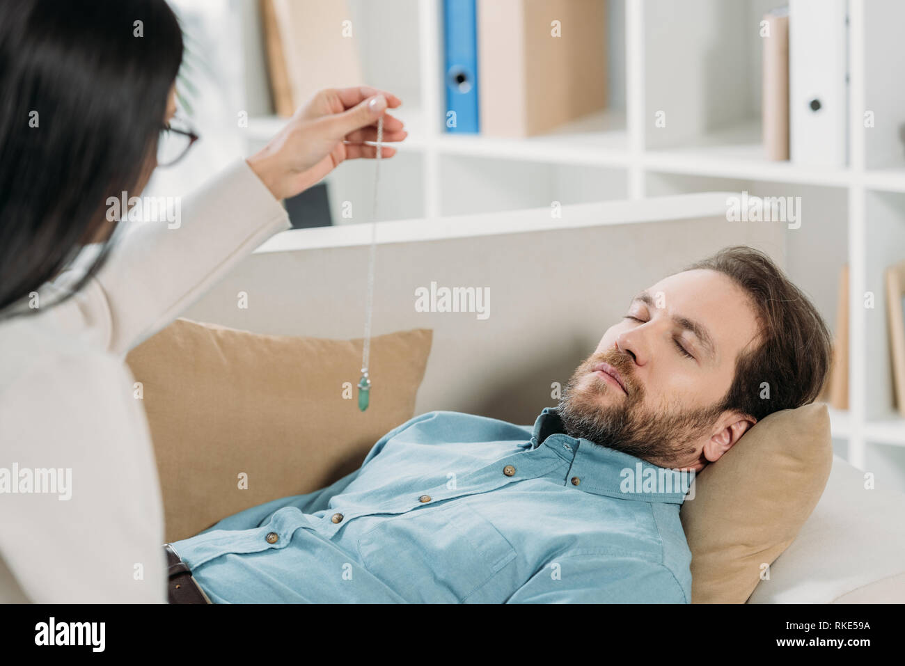 Hypnotising hi-res stock photography and images - Alamy